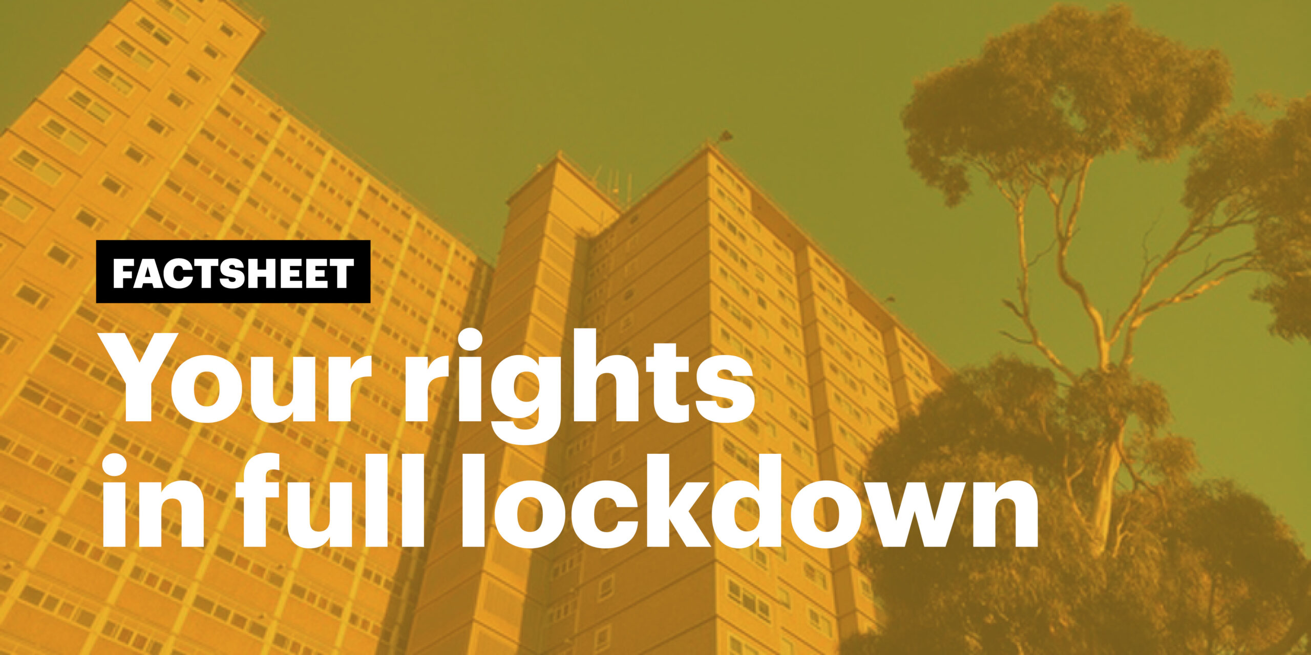 Factsheet: Your rights in full lockdown | Victorian Equal Opportunity ...